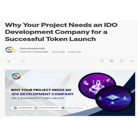 Why Your Project Needs an IDO Development Company for a Successful Token Launch.pdf