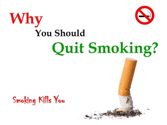 Quit smoking app | PPT