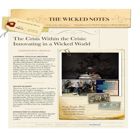 Wicked notes #1 | PDF