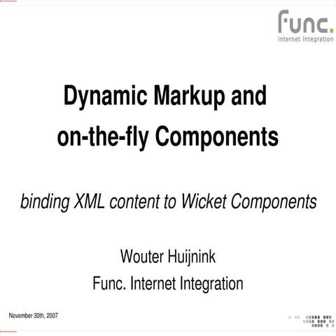 Wicket Dynamic Components | PPT