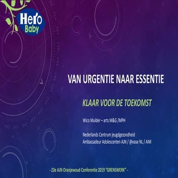 Klaar voor de Toekomst - Van Urgentie naar Essentie | PPTX | Children ...
