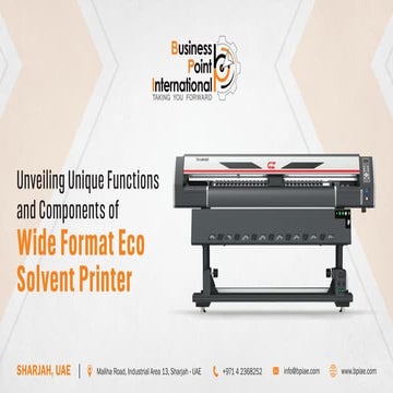 Discover Unmatched Innovation of Wide Format Eco Solvent Printer - Business Point International ...