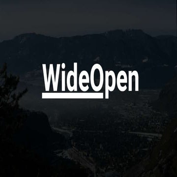 Wide open | PPTX
