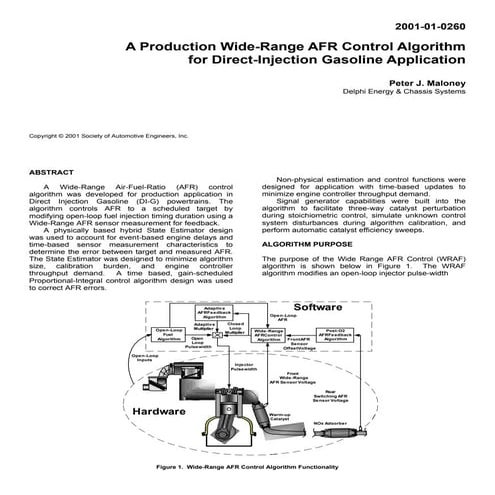 Wide Range AFR Control | PDF