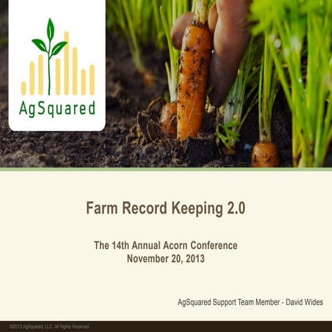 Farm Record Keeping 2.0 | PDF