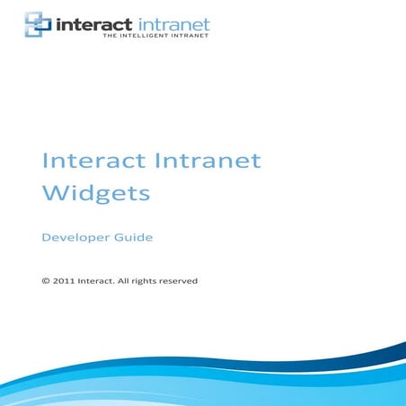 Widget development -_slideshare | PDF
