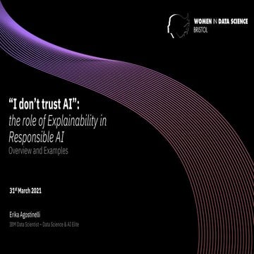 I Dont Trust Ai The Role Of Explainability In Responsible Ai Ppt