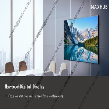 MAXHUB Non-touch Digital Display | PPT