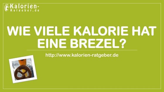 Kalorien-ratgeber presentations