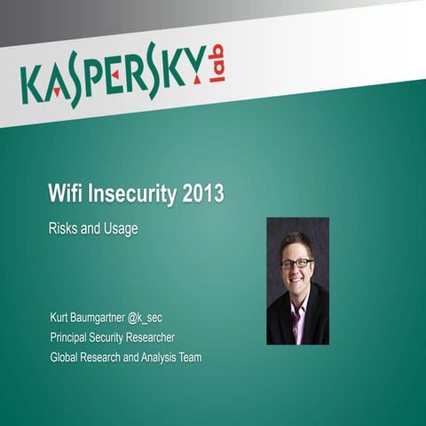 WiFi Insecurity2013 | PPTX | Information and Network Security | Computing