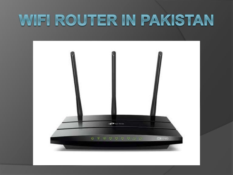 Wifi router in pakistan