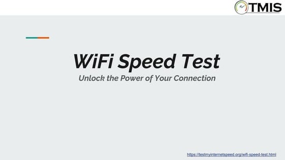 UNDERSTANDING AND FIXING SLOW WIFI ISSUES | PPTX