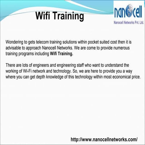 Wifi training | PPT