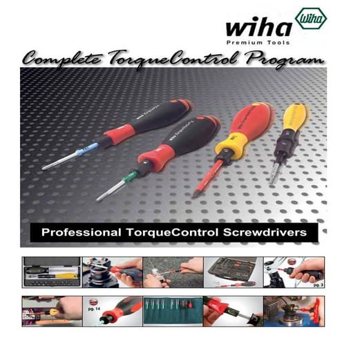 Wiha Torque Control Catalog | PDF