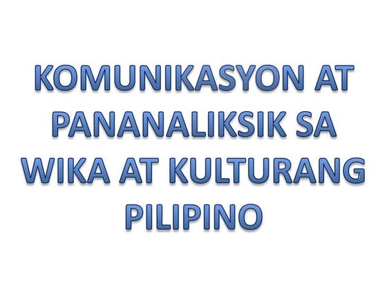 Conative, informative at labeling na gamit ng Wika | PPTX