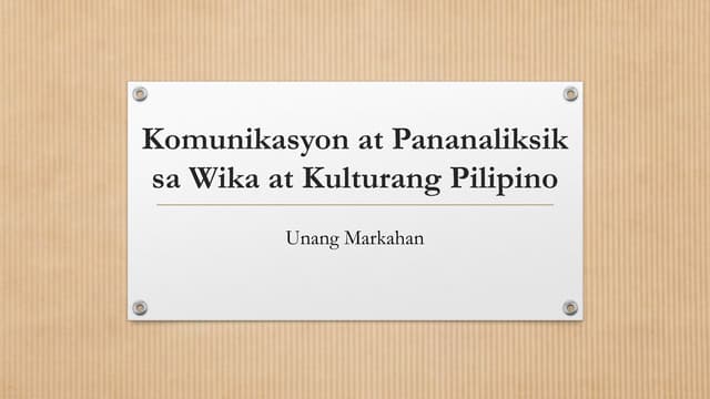 FILIPINO 11.KOMUNIKASYON AT PANANALIKSIK SA WIKA AT KULTURANG PILKIPINOAntas_ng_wika.ppt