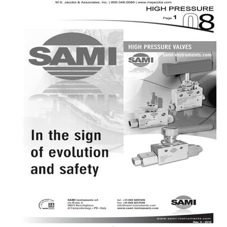 WIKA High Pressure Valves | PDF