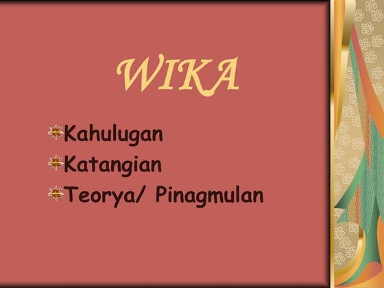 Fil1 aralin 1-katuturan at katangian ng wika | PDF