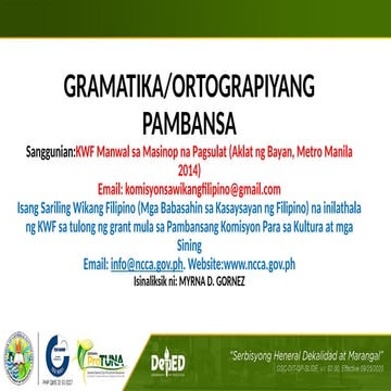 Wastong Bantas(Alituntunin sa paggamit nito) Filipino 8 | PPTX