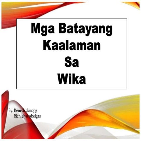 filipino wika week 1 quarter 1 ito ay mga tugkol sa mga wika | PPTX