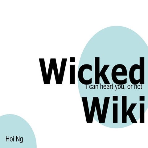 Wicked Wiki | PPT