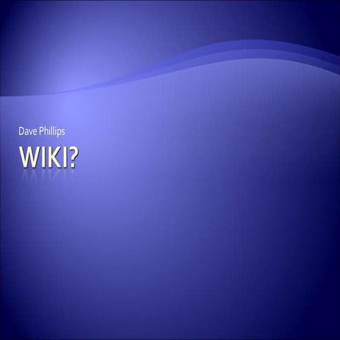 Wiki | PPT