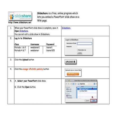Embedding a Slideshare Document | PPT
