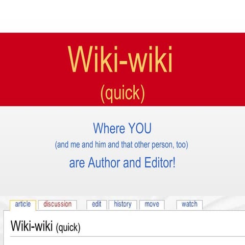 Wiki Wikis For Students | PPT