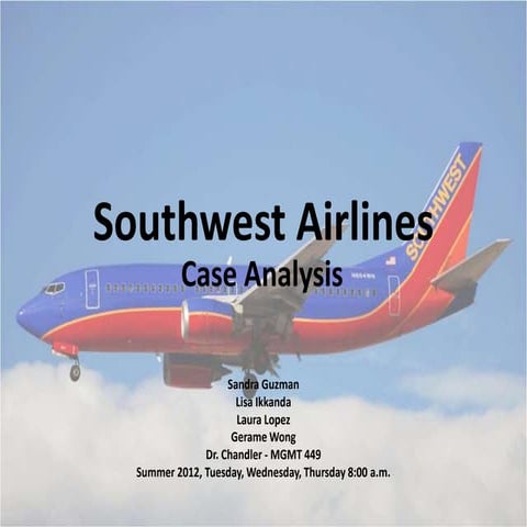 southwest wiki case analysis | PPT