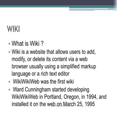 Wiki accessible | PPT