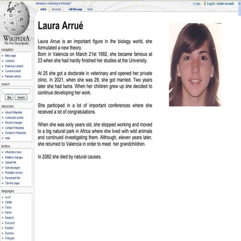 Wiki Biographies | PPT