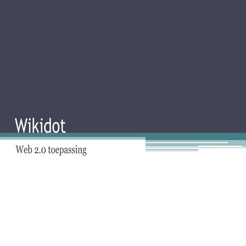 Wikidot2 | PPTX