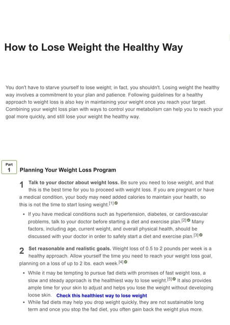 Continue losing weight and lead a healthy lifestyle.docx