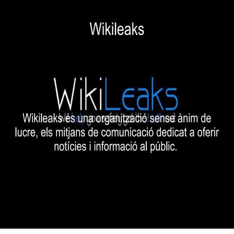 Wikileaks | PPT
