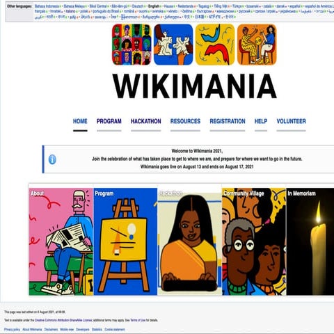 Wikimania 2021 Intro | PPT