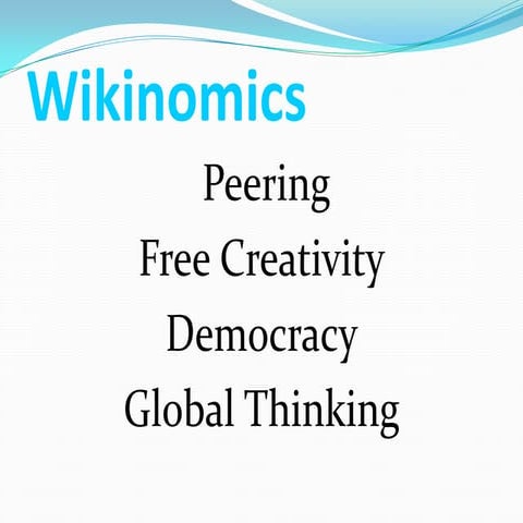 Wikinomics | PPTX
