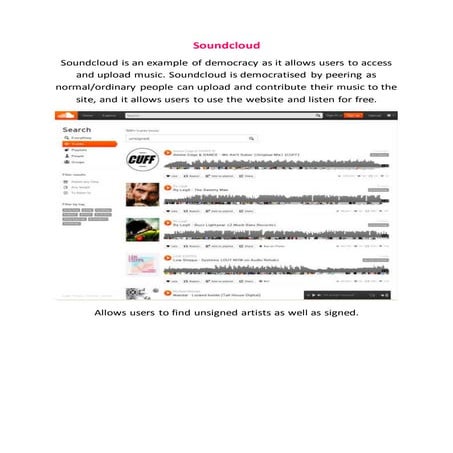 Wikinomics and soundcloud | DOCX