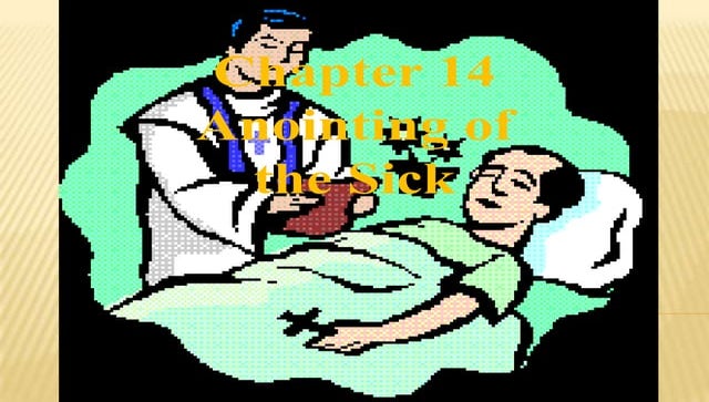 Anointing Of The Sick Clip Art