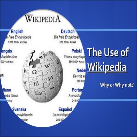 Wikipedia Why or Why Not? | PPT