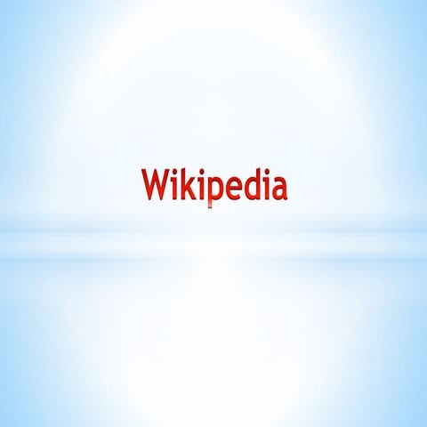Wikipedia | PPTX