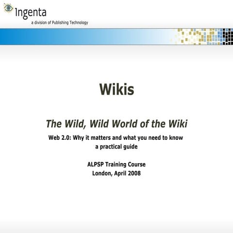 Wikis | PPT