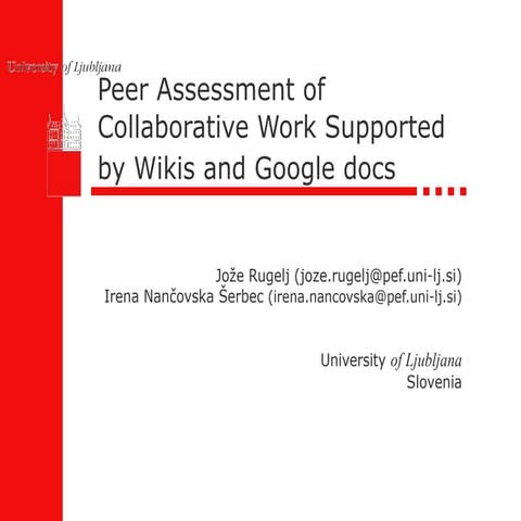 Wikis google docs | PPT