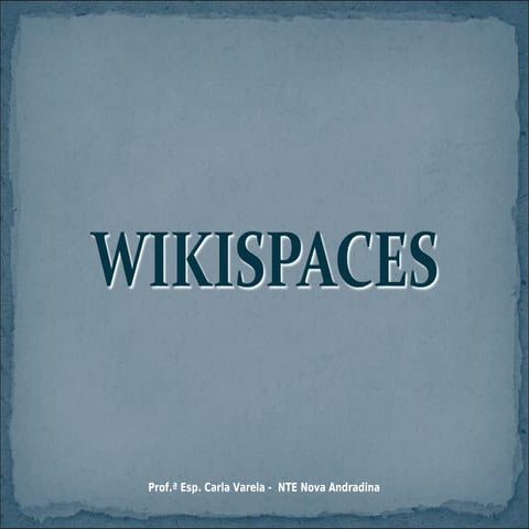 Wikispaces | PPT