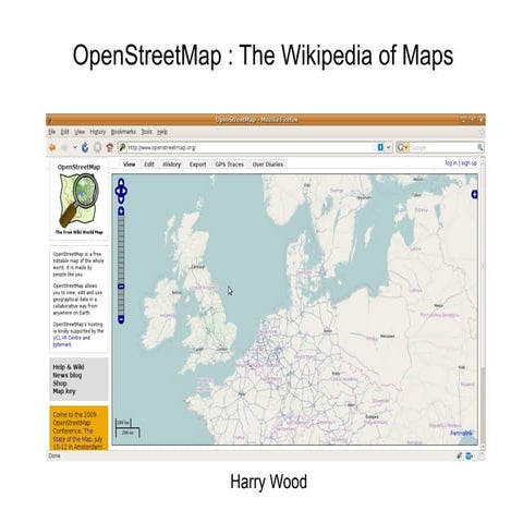 OpenStreetMap: The Wikipedia of Maps | PPT