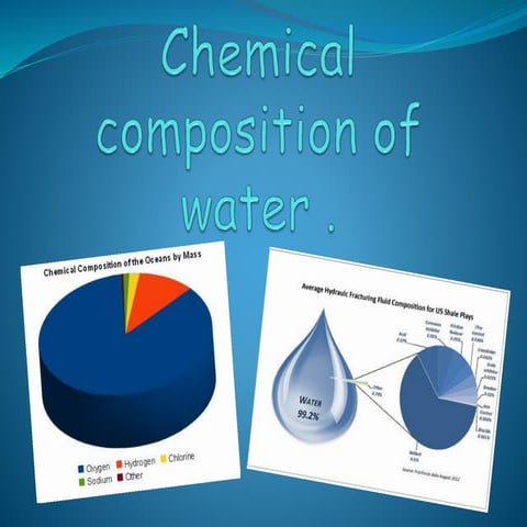 Chemical composition of water by Group 2 | PPTX
