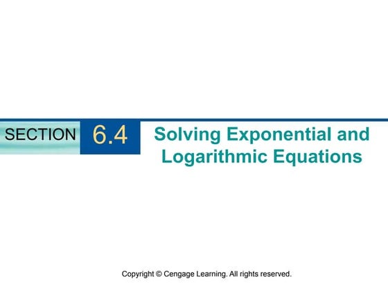 Logarithmic Functions | PPT | Physics | Science