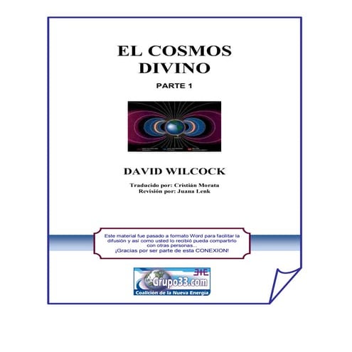 Wilcock, david el cosmos divino | PDF