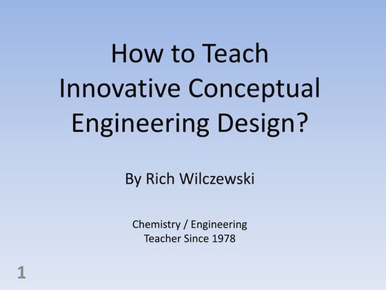 Rich Wilczewski presentations