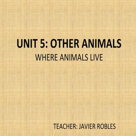 wild and domestic animals | PPT