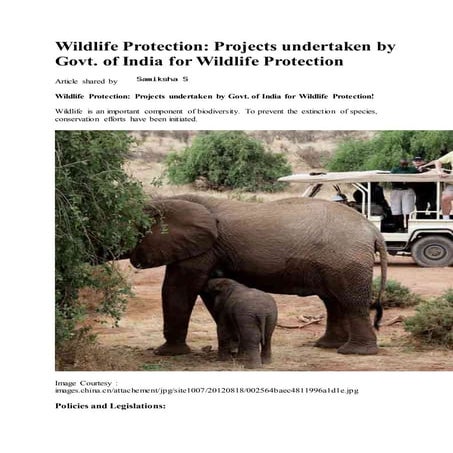 Wildlife protection | PDF